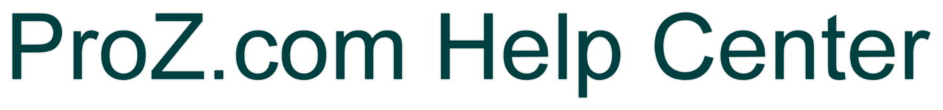 ProZ.com Help