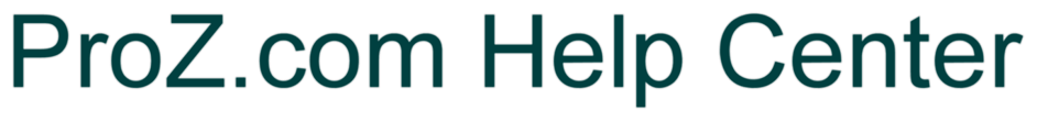 ProZ.com Help