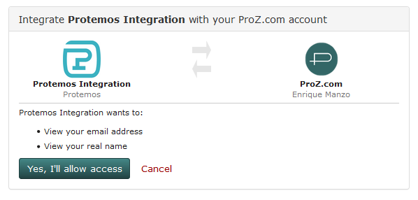 Try the new ProZ.com instant login button in Protemos!